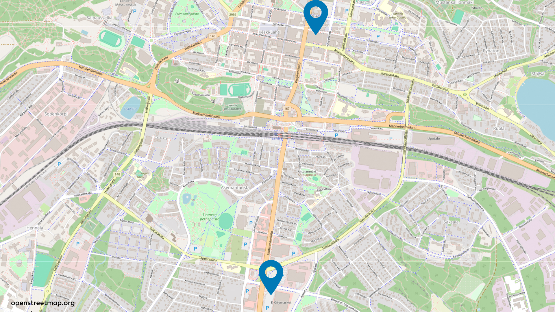 Autoilijoiden riskialueet LähiTapiola Vellamon alueella: parkkipaikat ...